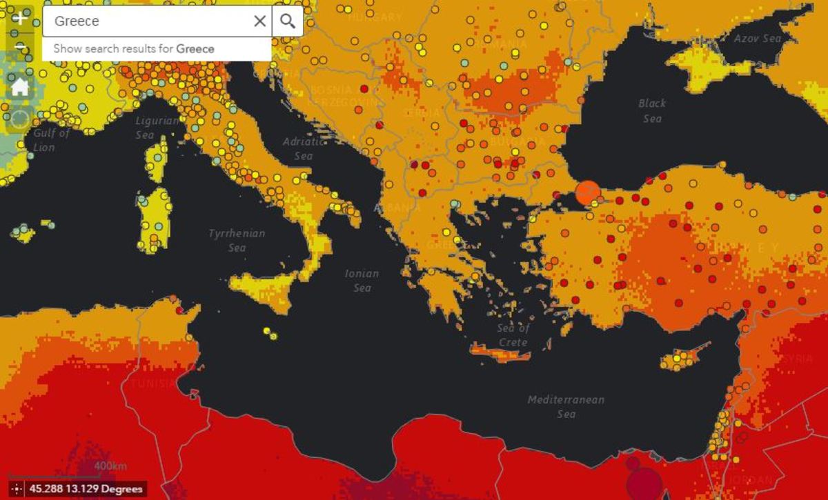 Ατμοσφαιρική ρύπανση: Ο διαδραστικός χάρτης του Παγκοσμίου Οργανισμού ...