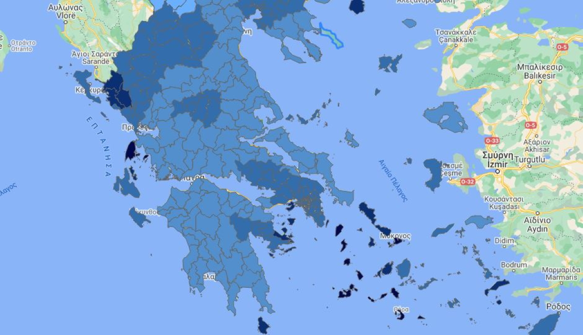 Εμβόλιο COVID-19: Πόσο % είναι η εμβολιαστική κάλυψη εκεί που μένετε ή ...
