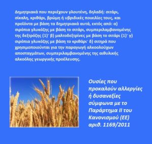 Ποιες ουσίες προκαλούν αλλεργίες ή δυσανεξίες [εικόνες τροφίμων]